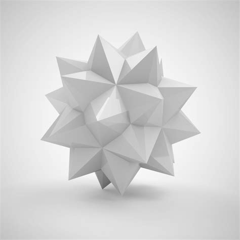 Premium Photo Abstract Polygonal Geometric Shape