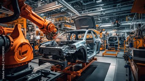 Industrial Of Automatic Robot Arm Car Assembly Production Robotic Arm