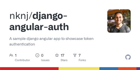 Github Nknjdjango Angular Auth A Sample Django Angular App To