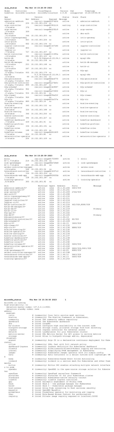 kubeflow dashboard fails to come up and displays internal server error
