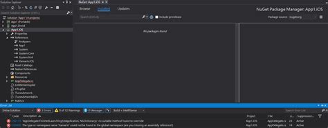 KingKong Bruce記事 將Xamarin Forms的Droid與iOS專案轉換使用NuGet v3和Project json管理套件