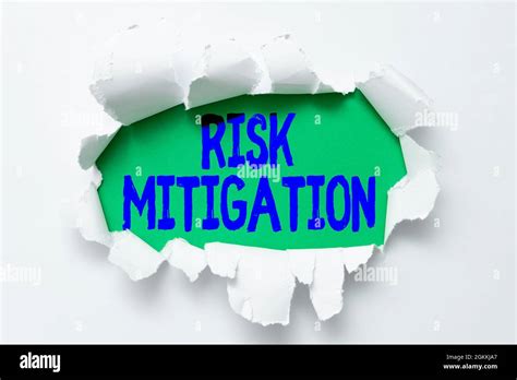 Text Showing Inspiration Risk Mitigation Business Idea Strategy To
