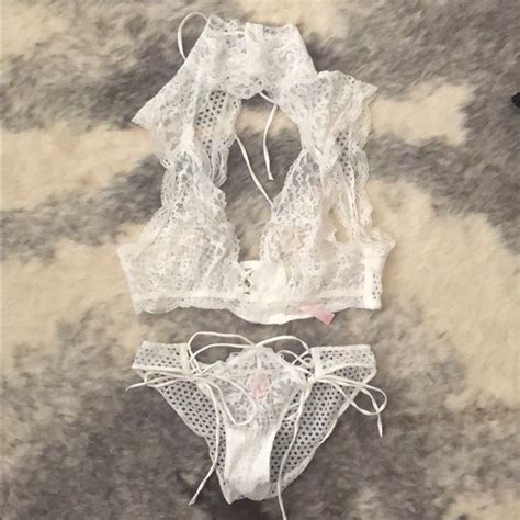 Victorias Secret Intimates And Sleepwear Victorias Secret White Lace