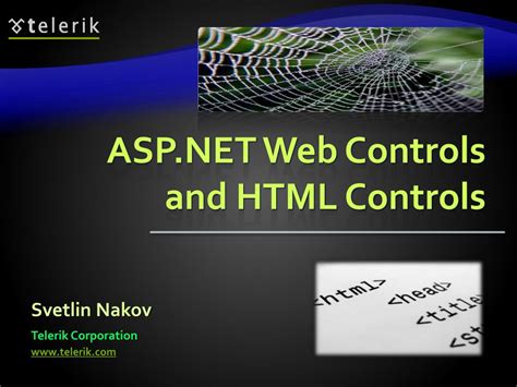 PPT ASP NET Web Controls And HTML Controls PowerPoint Presentation Free Download ID