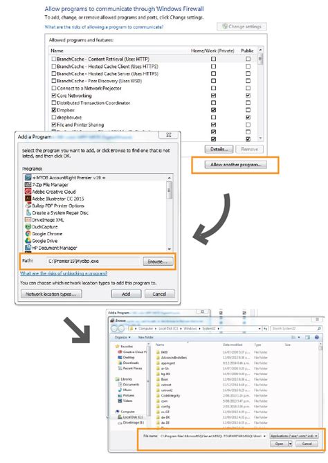 Create An Exception For Sql Server In Windows Firewall 01 Tourwriter Knowledge Base