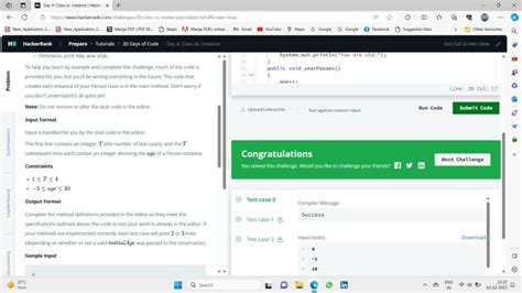 Kunal Anand On Linkedin 30daysofcode Javaprogramming Codemilestone Objectorientedprogramming
