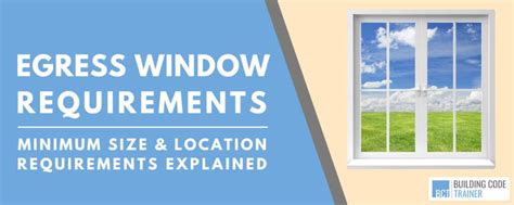 Egress Window Requirements Explained With Illustrations