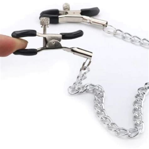Nipple Genital Chain Adjustable Clamps Sex Toy Fetish S M Bondage Set Jewellery EBay Australia