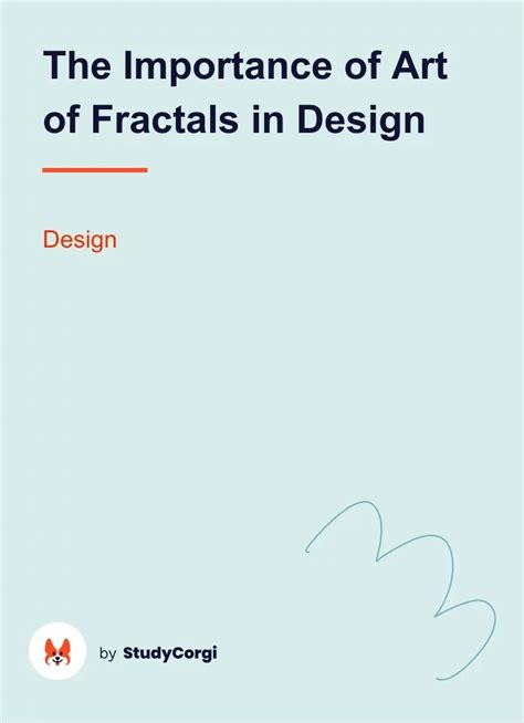 The Importance Of Art Of Fractals In Design Free Essay Example