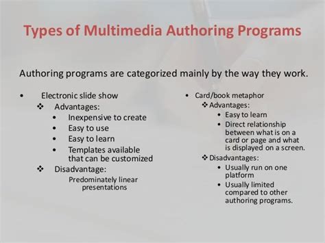 Different Types Of Authoring Tools In Multimedia Fasrinfo