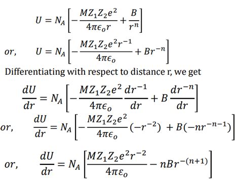 Lattice Energy Calculation Of Lattice Energy Chemistry Notes