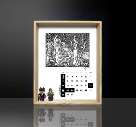 액자에 예쁘게 빠진 모리스달력 2024 그냥 놓아도 멋진 텀블벅 크리에이터를 위한 크라우드펀딩