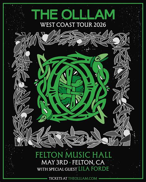 The Olllam Tickets At Felton Music Hall In Felton By Felton Music Hall Tixr