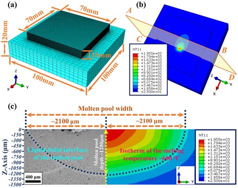 Finite Element Model And Result Comparison A The FEM Model Download Scientific Diagram