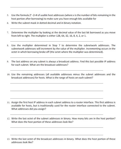 Solved Lab 4 1 Determine An IP Addressing Scheme For Network Chegg Com