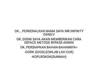 Cara Deface Web Metode Bypass Admin Pdf