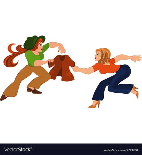 Cartoon Fighting Girls