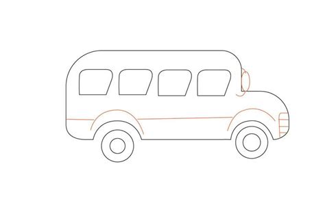 How To Draw A Bus Easy Babe And Step By Step
