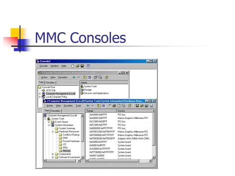 Ppt Introduction To Microsoft Management Console Mmc Powerpoint Presentation Id4153135
