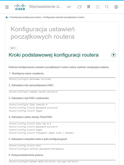 Wprowadzenie Do Sieci Konfiguracja Ustawień Początkowych Routera Pdf