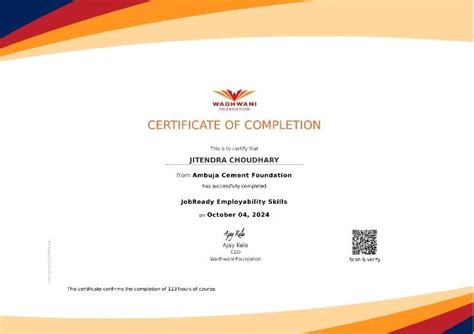 Celebrating A Milestone Ive Completed Wadhwani Foundations Soft Skills Certification Program