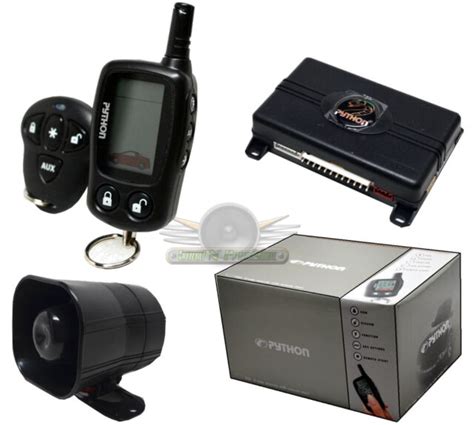 PYTHON P WAY LCD VEHICLE CAR ALARM KEYLESS ENTRY REMOTE START SYSTEM EBay