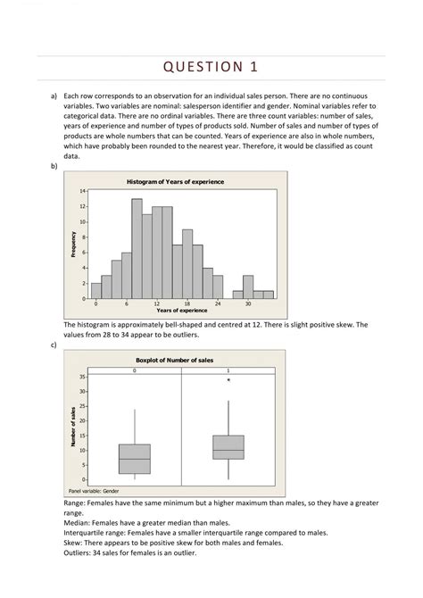 Stats Assignment 1 Stat1008 Quantitative Research Methods Anu