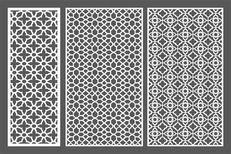 Premium Vector Set Jali Design For Jali Laser Cnc Graphic Premium Vector Set Jali Design For Jali Laser Cnc Graphic