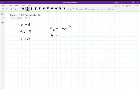 solved find the second term in a geometric sequence in which the first