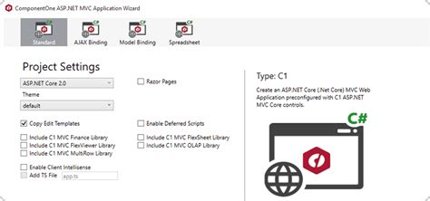 Componentone Aspnet Mvc Net Ui 컨트롤