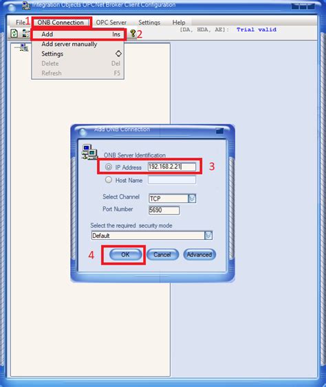 Secure OPC Client Server Communication Configuring A Tunnel With OPCNet Broker