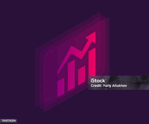 성장 막대 그래프 아이소메트릭 아이콘입니다 벡터 3d 일러스트입니다 경제에 대한 스톡 벡터 아트 및 기타 이미지 경제 예측 0명 Istock