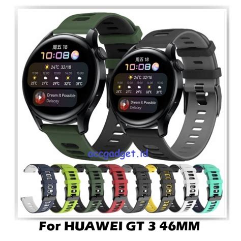 Jual Tali Strap Jam Smartwatch Huawei Watch 3 Pro GT 3 GT3 46mm DTN2 Strapwatchband