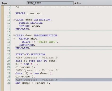 TECHSAP NEW Instance Operator Is It A Replacement Of Create
