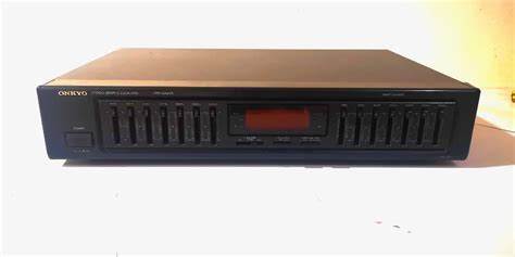 Repriced Onkyo Eq 201 14 Band Graphic Equalizer With Voltage Selector 120v And 220v Made In