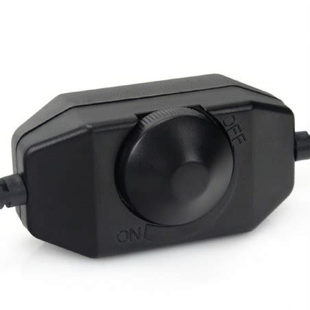 Premium V DC PWM Manual Knob LED Dimmer Switch For LED Strip