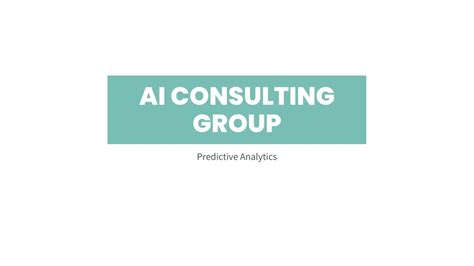 Ppt Predictive Analytics Service Ai Consulting Group Powerpoint Presentation Id11945948