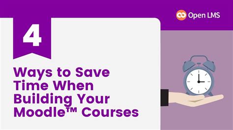 Save Time When Building Your Moodle™ Courses
