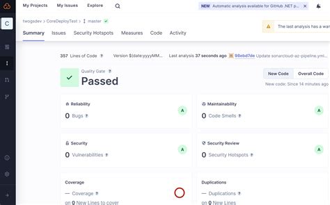 Scan A Git Repo In An Azure Pipeline With Sonarcloud Peter Gregg