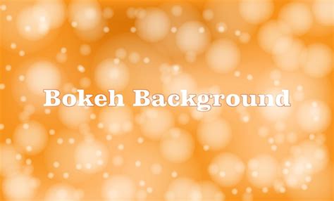 Premium Vector The Bokeh Background Premium Vector The Bokeh Background