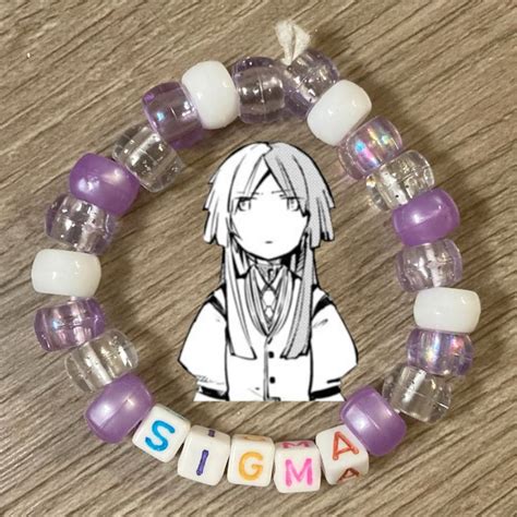 Sigma Bsd Kandi Ranpo Bracelet Sigma Earrings Bsd Bsd Bracelets