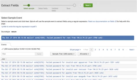 How To Use Splunk Rex And Erex Commands And Field Extractions Kinney Group