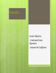 Understanding Linear Regression: Predicting Relationships & | Course Hero
