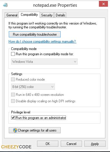 How To Run Exe File Or Bat File As Adminstrator Windows Above