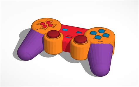 3d Design Ps2 Controller Tinkercad