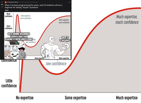 Perfect Example Of The Dunning Kruger Effect Rprogrammerhumor
