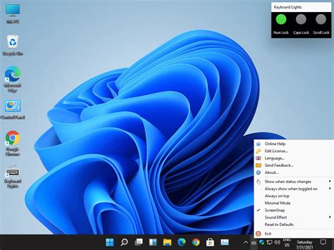 Keyboard Lights For PC Caps Lock And Num Lock LEDs Software