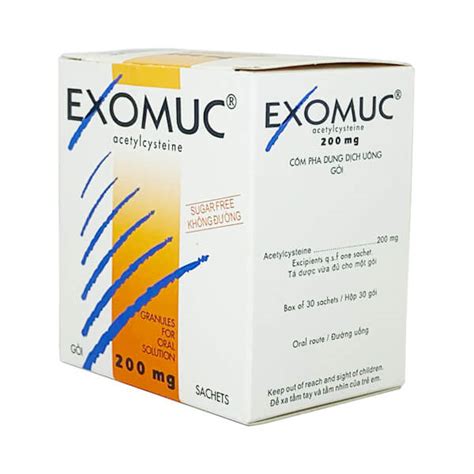 Thuốc Exomuc TiÊu ĐỜm Nhanh Chóng Dược Điển Việt Nam