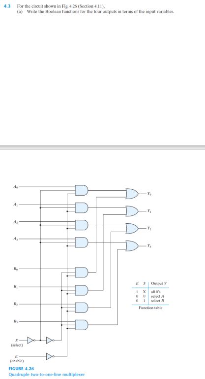 Solved 43 For The Circuit Shown In Fig 426 Section