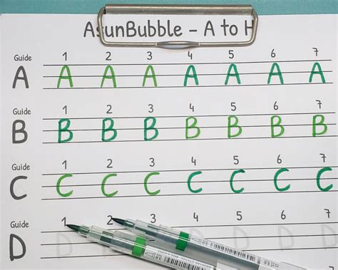 Cute Handwriting Font Tracing Sheet For Adult How To Fix Your Bad Handwriting At Home